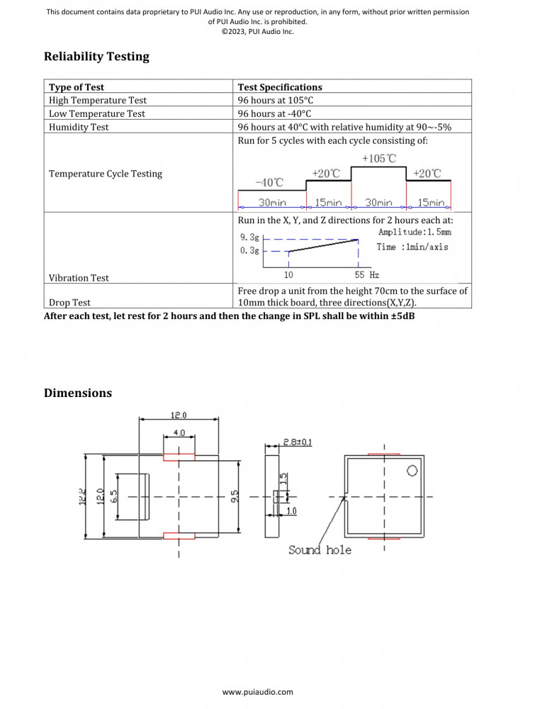 SMT-1240-S-HT datasheet page 3