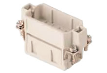 Heavy-Duty Crimp Contact Insert, Male, 10-Pole, 16A, for Crimp Contacts, Size 10A «49x16» for sale