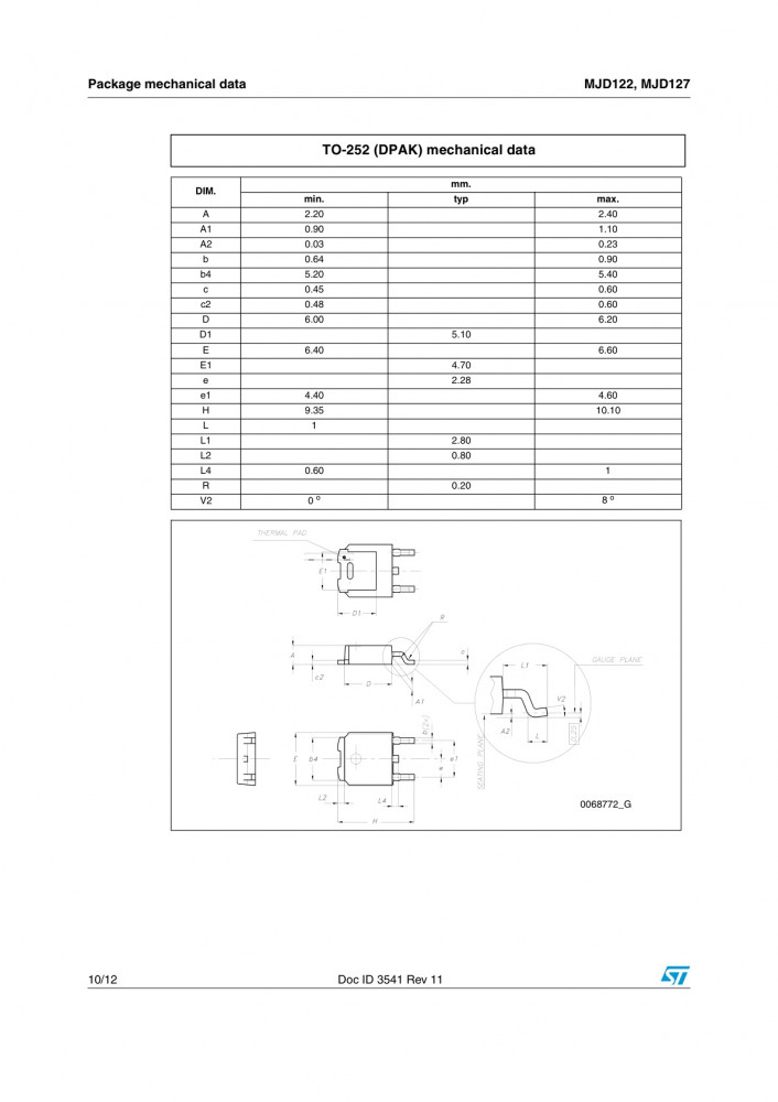 MJD122T4 datasheet page 10