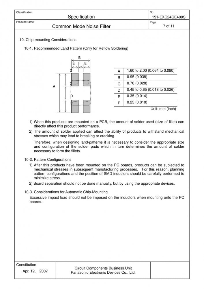 EXC24CE360UP specification page 8