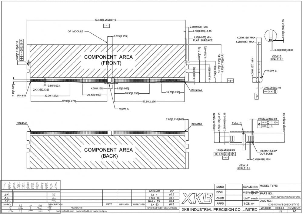 X9413WVS-288T2-9TV15 technical drawing page 2