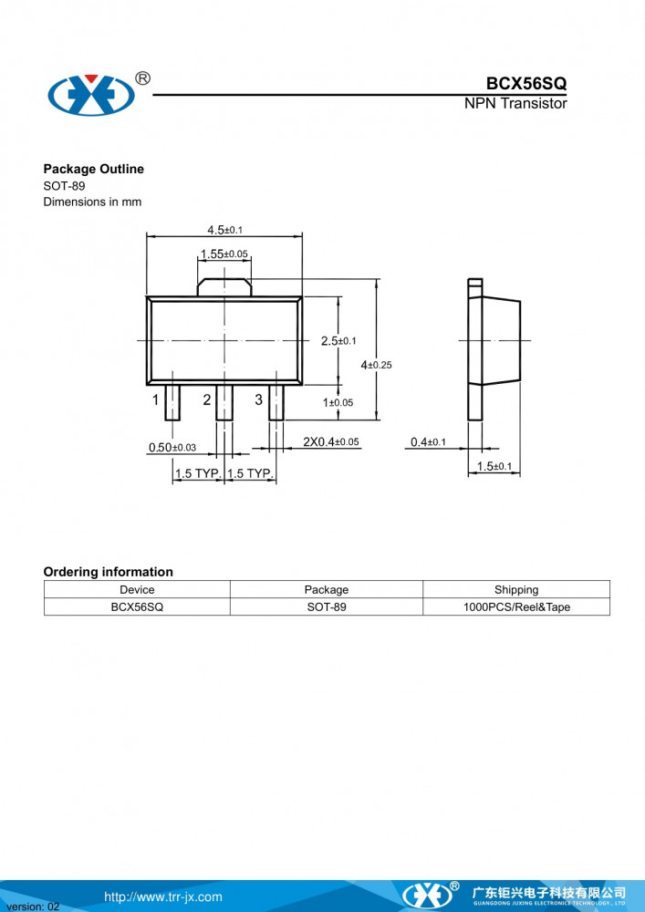 BCX56SQ-16 datasheet page 3