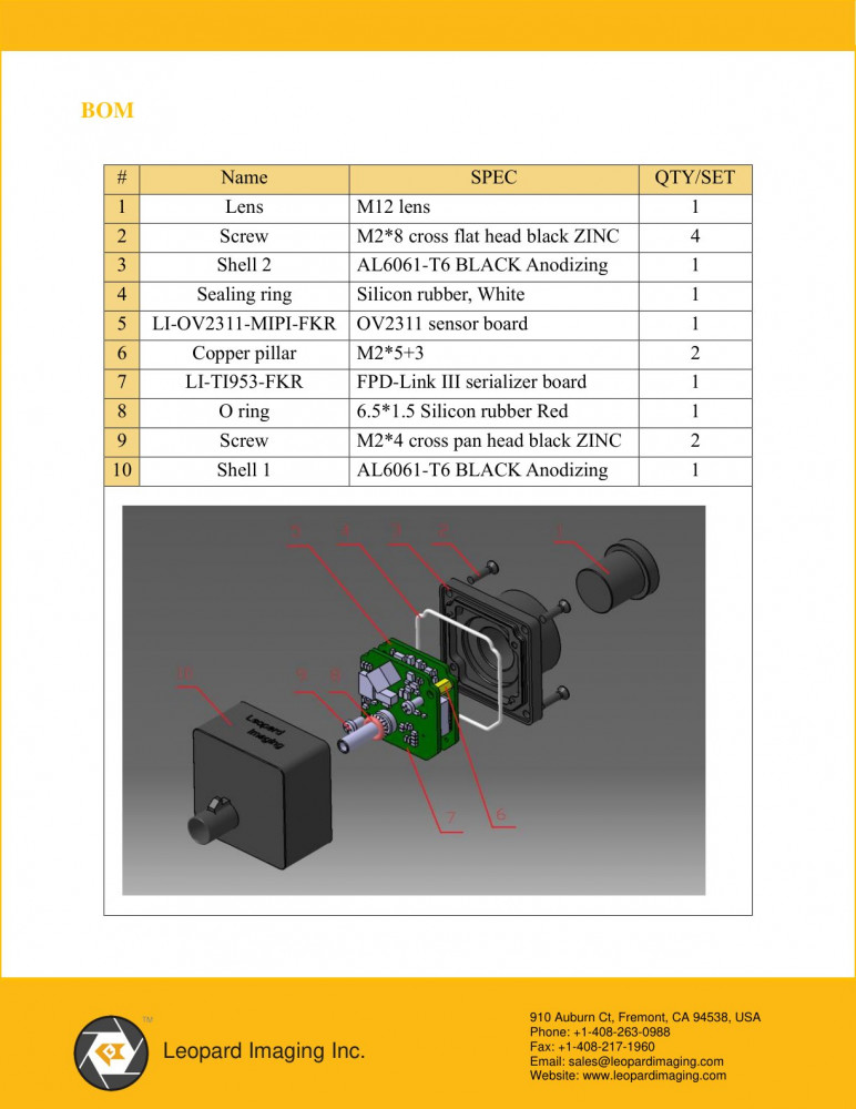 Supplied camera document page 2