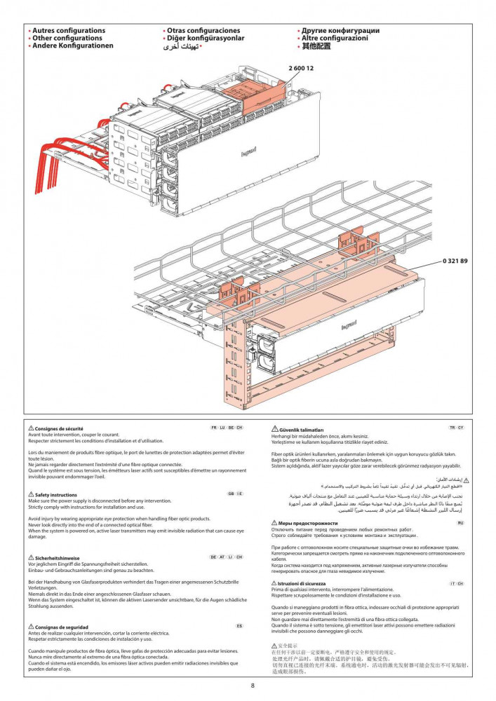 Legrand accessory documentation, page 8