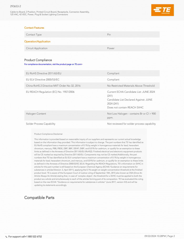 293653-2 technical document page 2