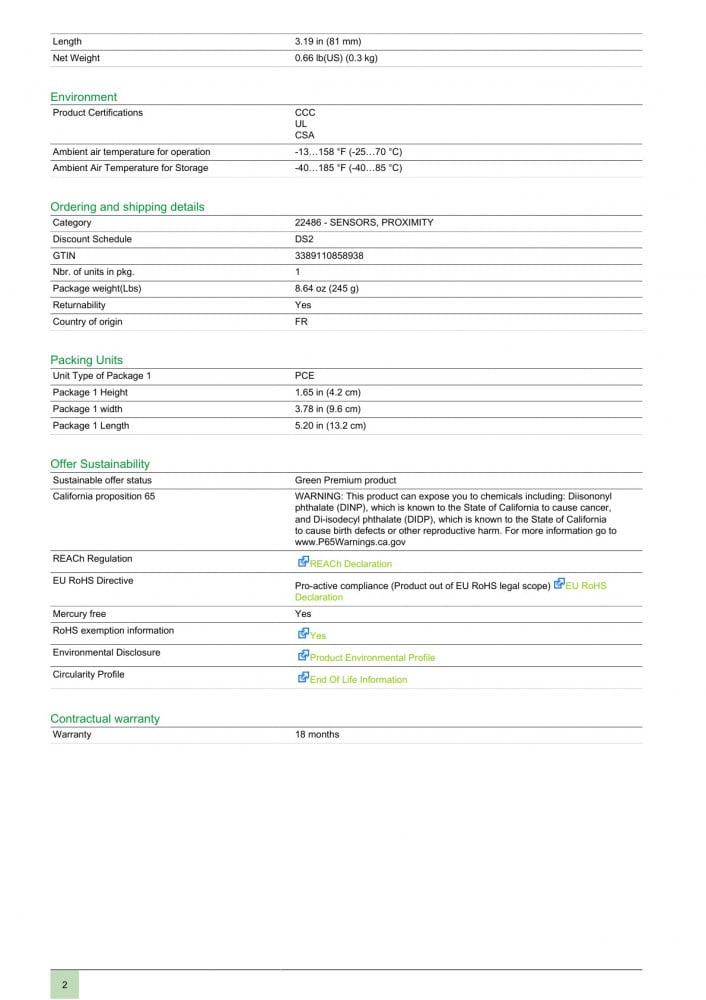 XSAV01801 technical document page 2