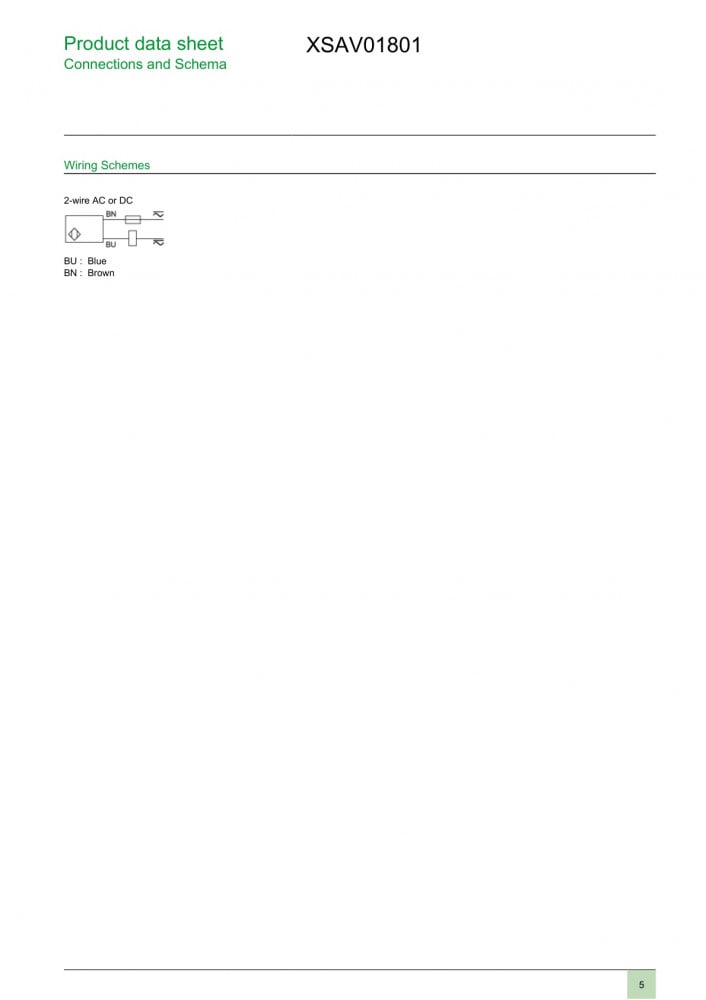 XSAV01801 technical document page 5