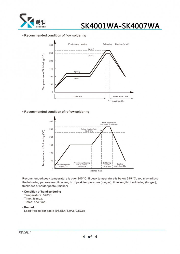 SK4007WA technical document page 4