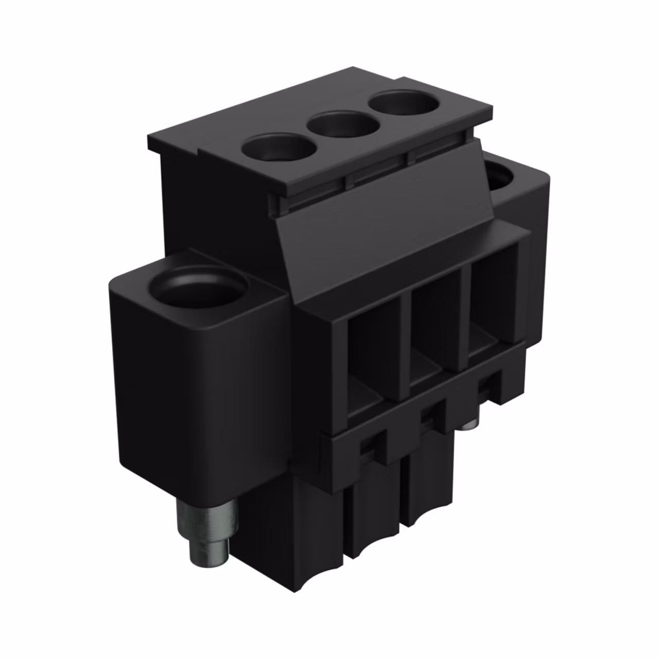 3.50mm Pitch Eurostyle Vertical Plug, with Retention Screws, Rear Wire Entry, 3 Circuits for sale