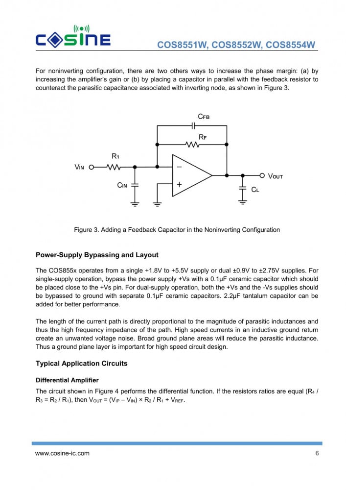 COS8552W datasheet page 6