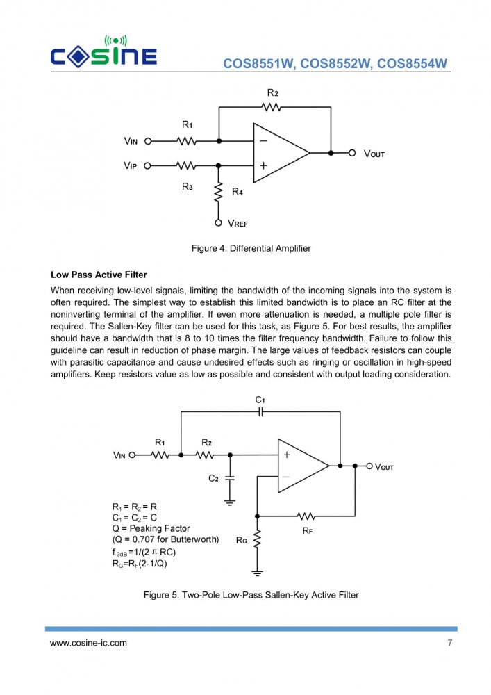 COS8552W datasheet page 7