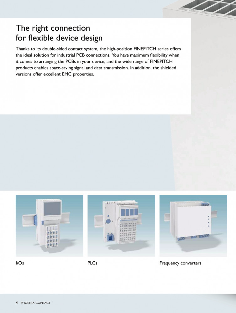 Phoenix Contact FINEPITCH technical document page 4