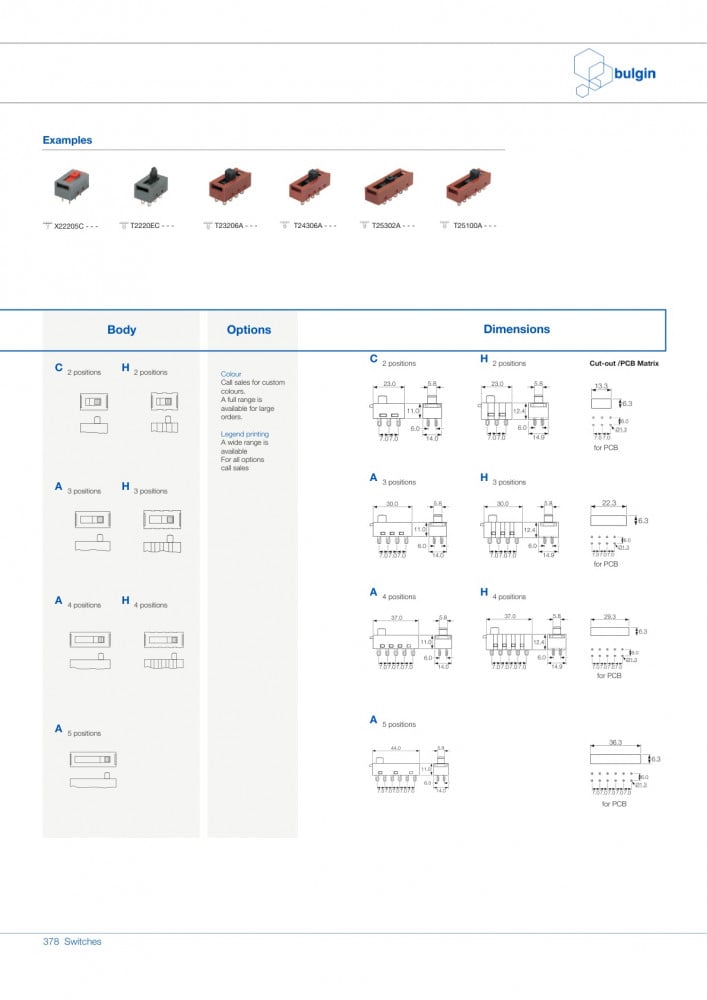 Bulgin X2320AA document page 3