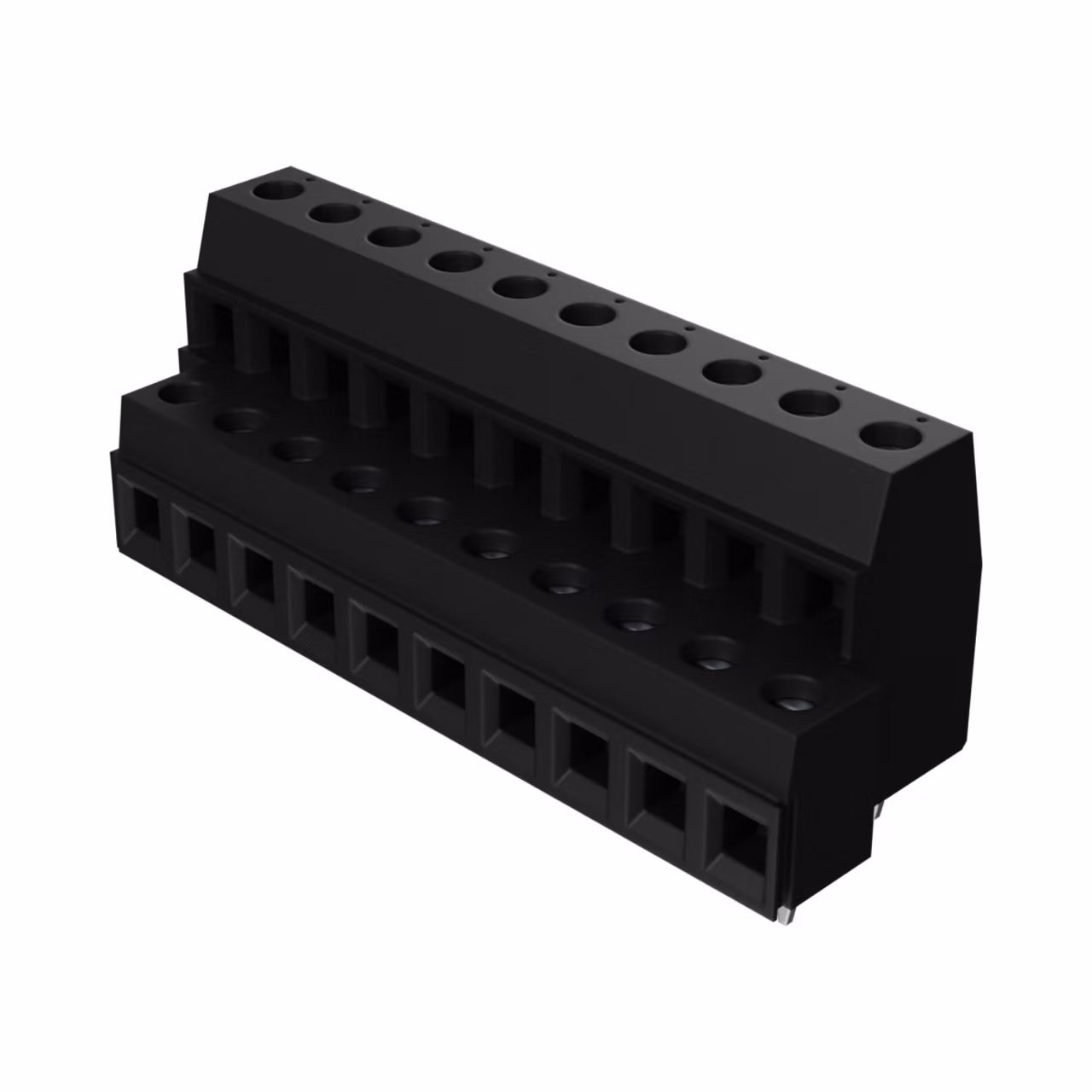 5.08mm Pitch Beau Eurostyle Low Profile, Two Level Terminal Block, Modular, 20 Circuits for sale