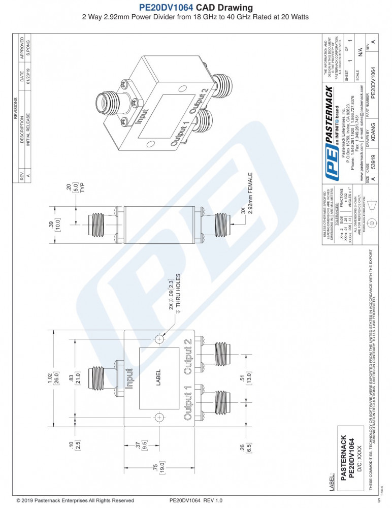 PE20DV1064 datasheet page 5