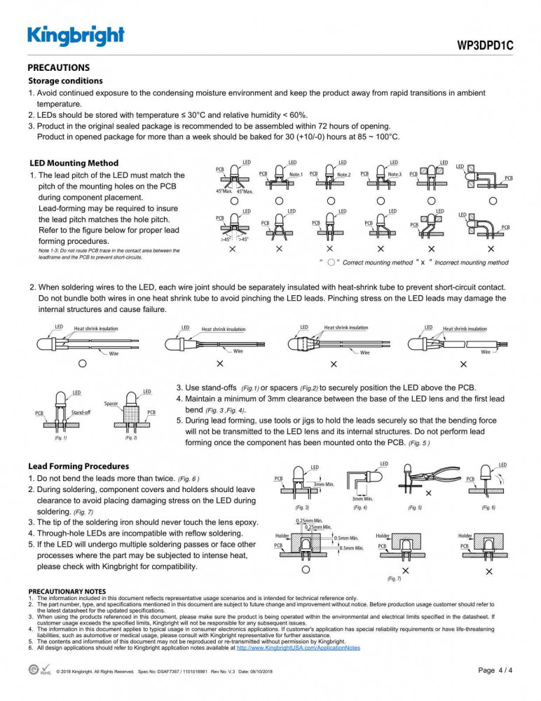 WP3DPD1C datasheet page 4