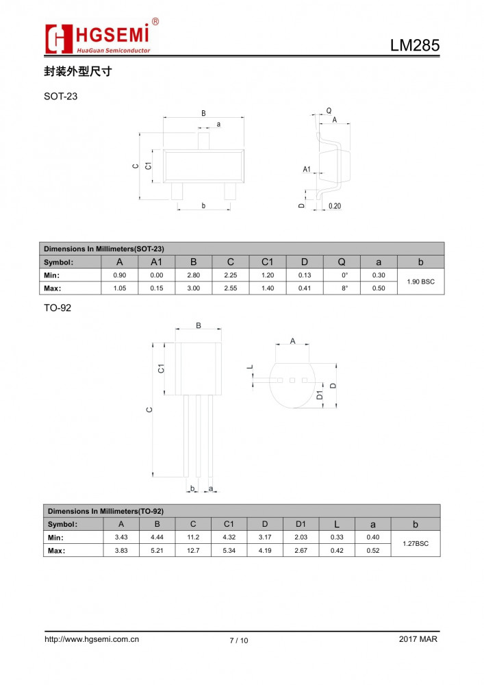 LM285 datasheet page 7