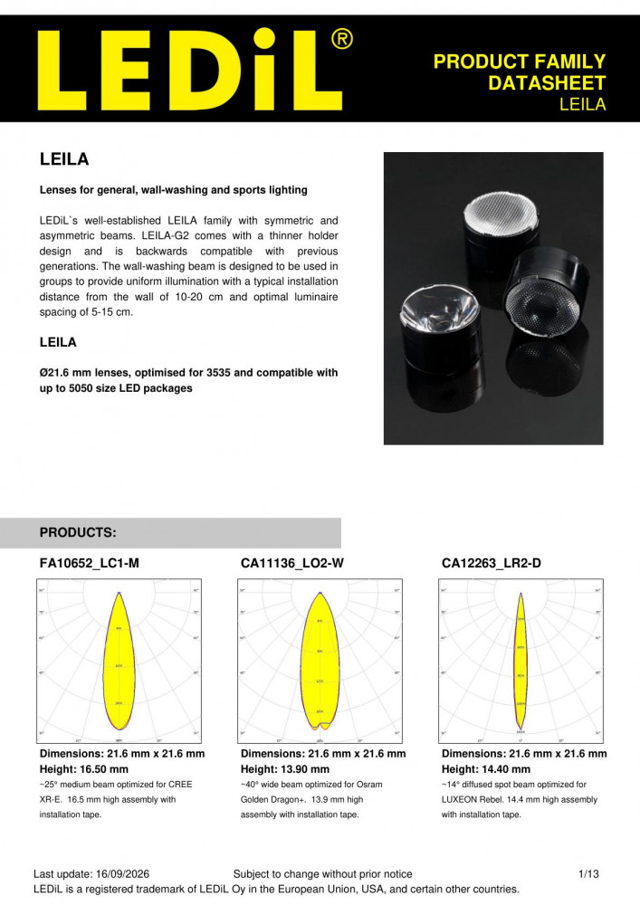 LE1-M technical document page 1