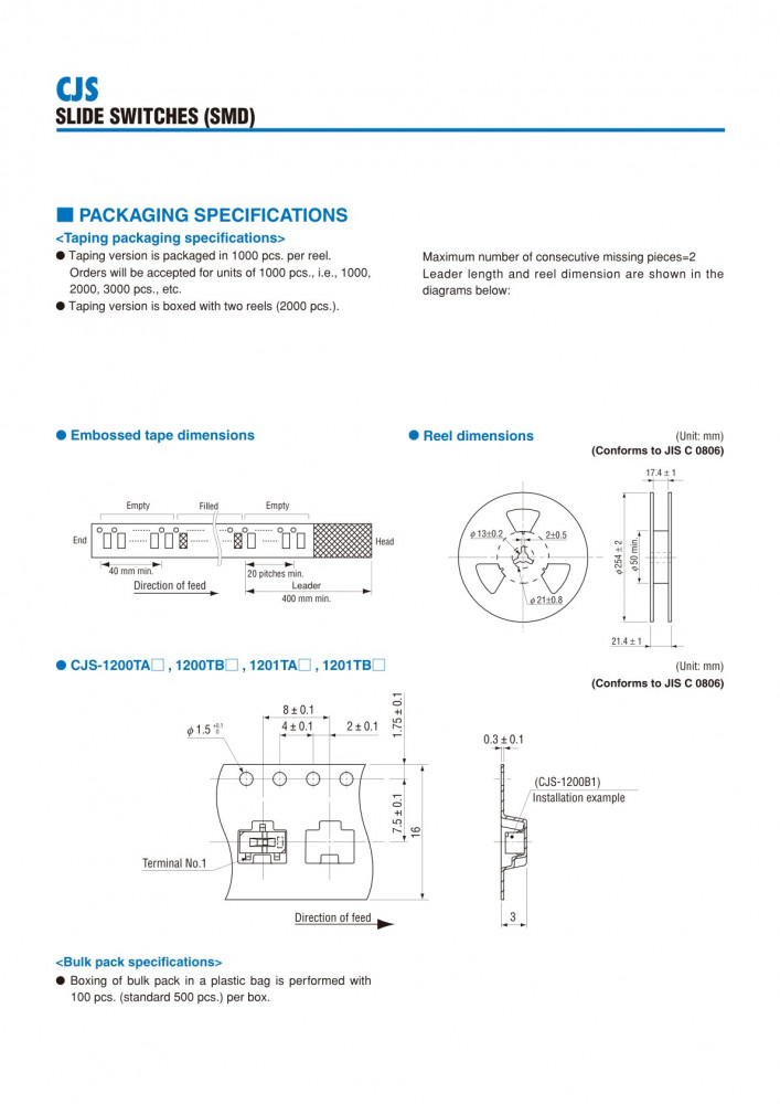 CJS-1201A1 datasheet page 5