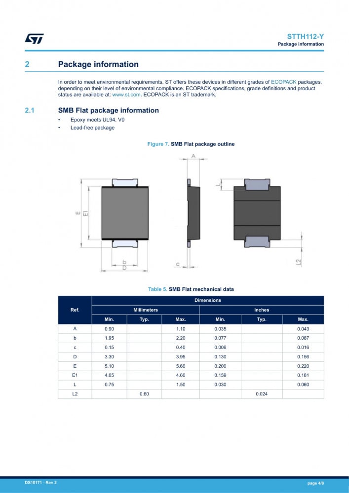 STTH112UFY datasheet page 4