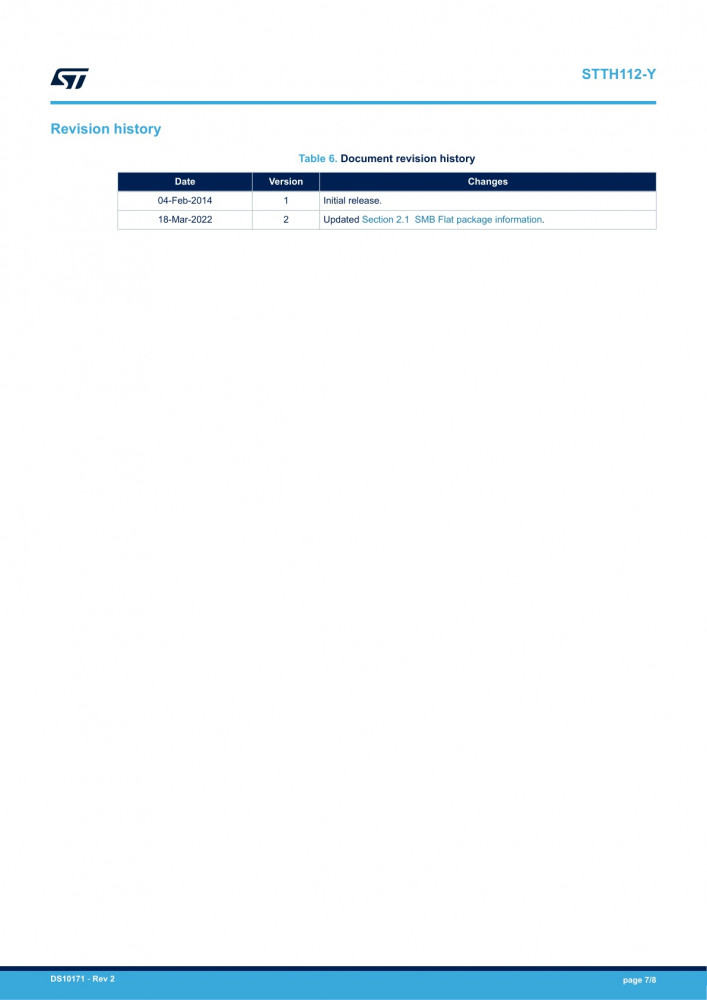 STTH112UFY datasheet page 7