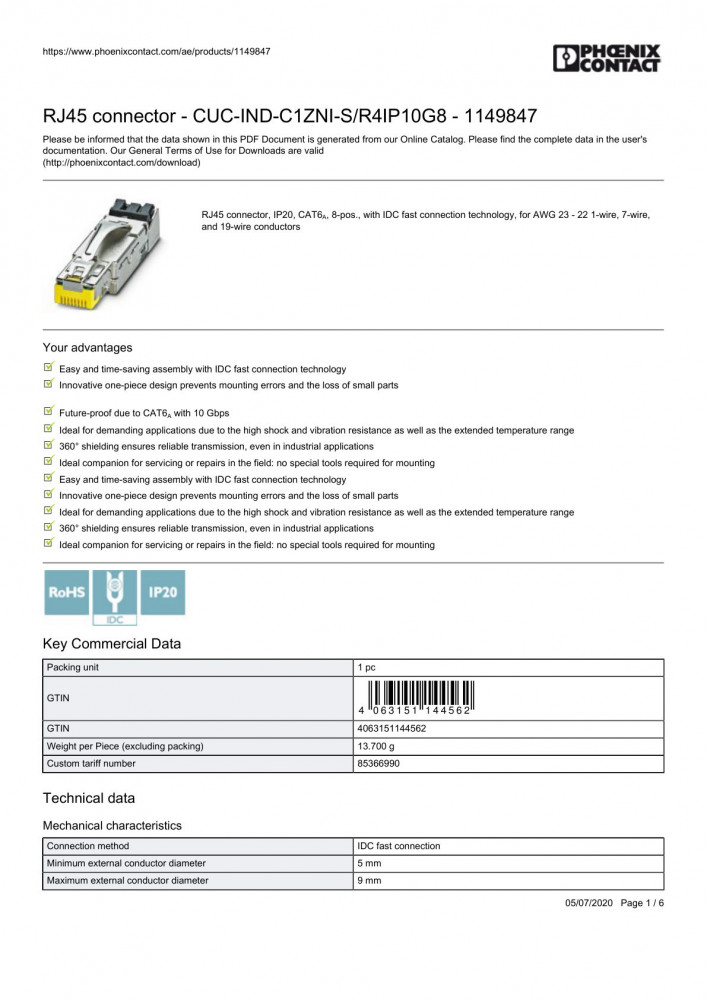 1149847 technical document page 1