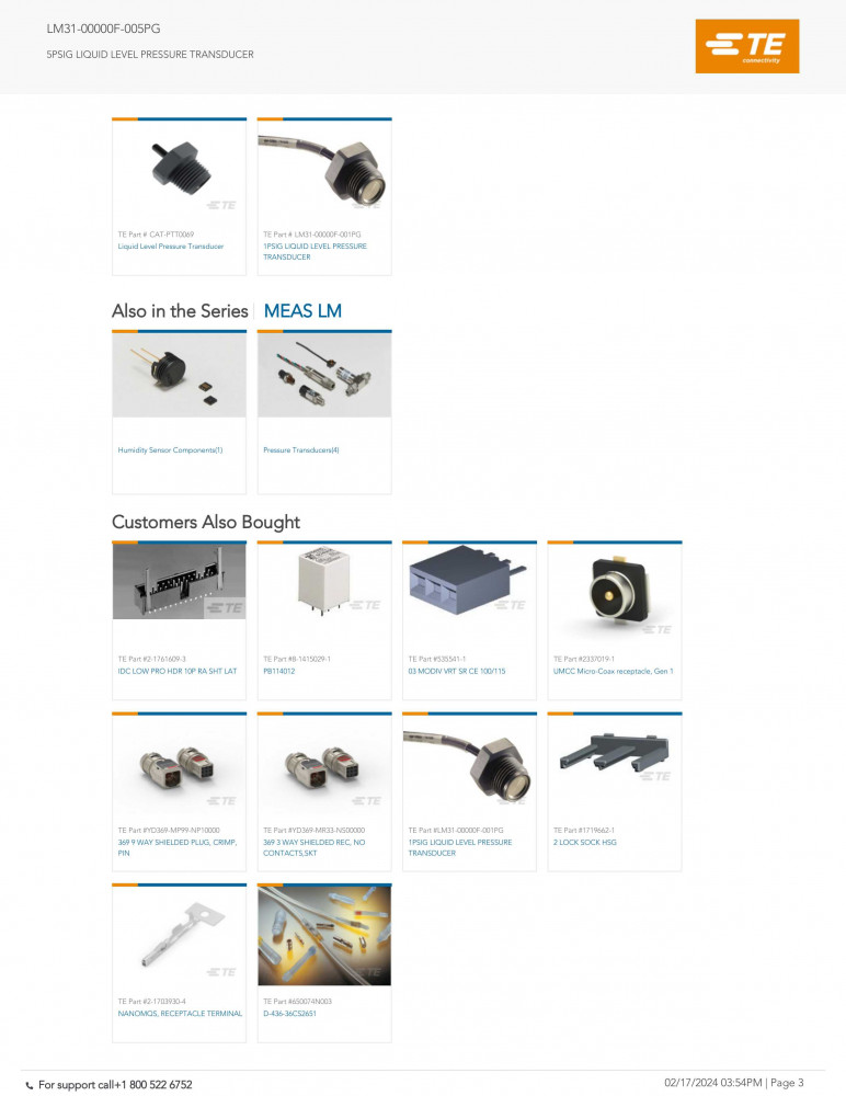LM31-00000F-005PG technical document page 3