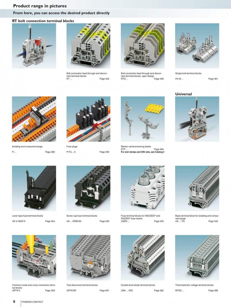 Phoenix Contact catalogue page 10