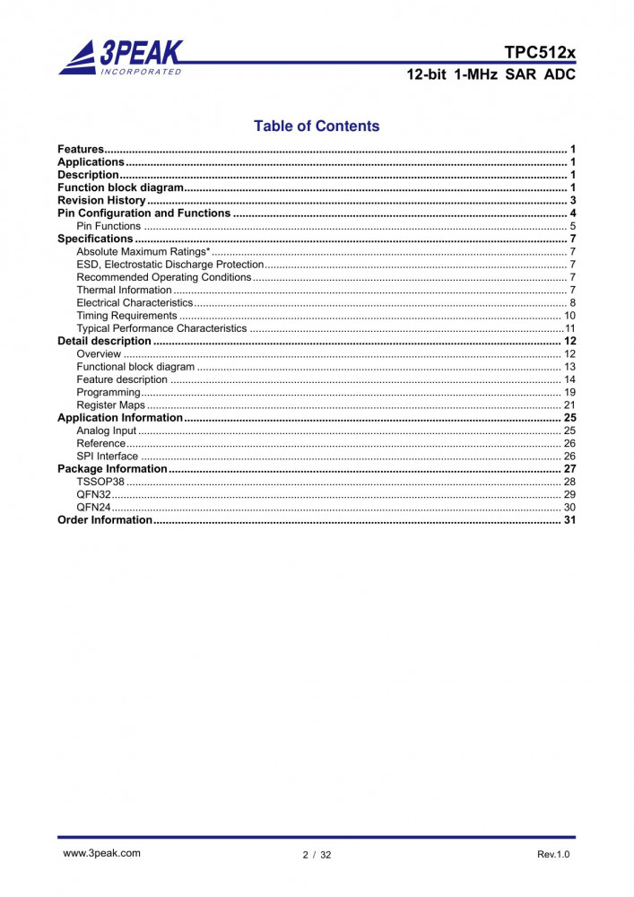 TPC5121S08-QF8R datasheet page 2
