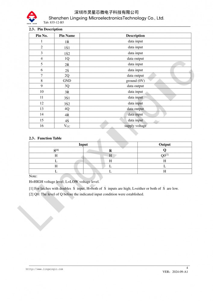 SN74HC279AN(LX) datasheet page 6