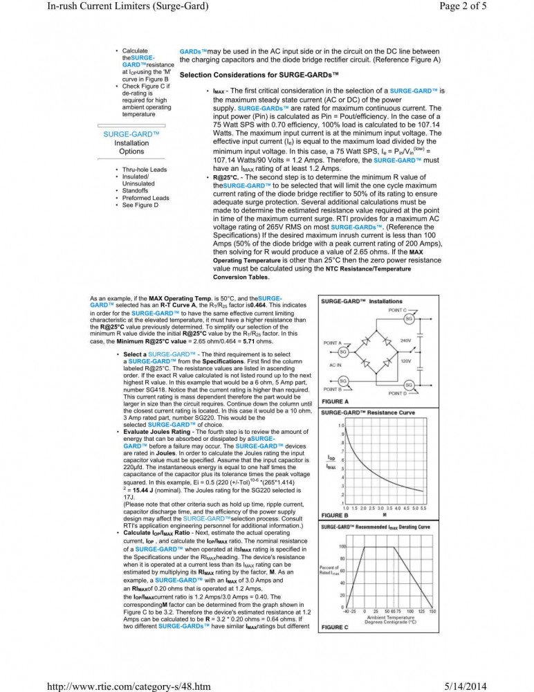 Ametherm SG405 document page 2