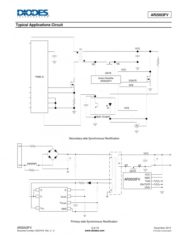 AR2003FV-13 datasheet page 2