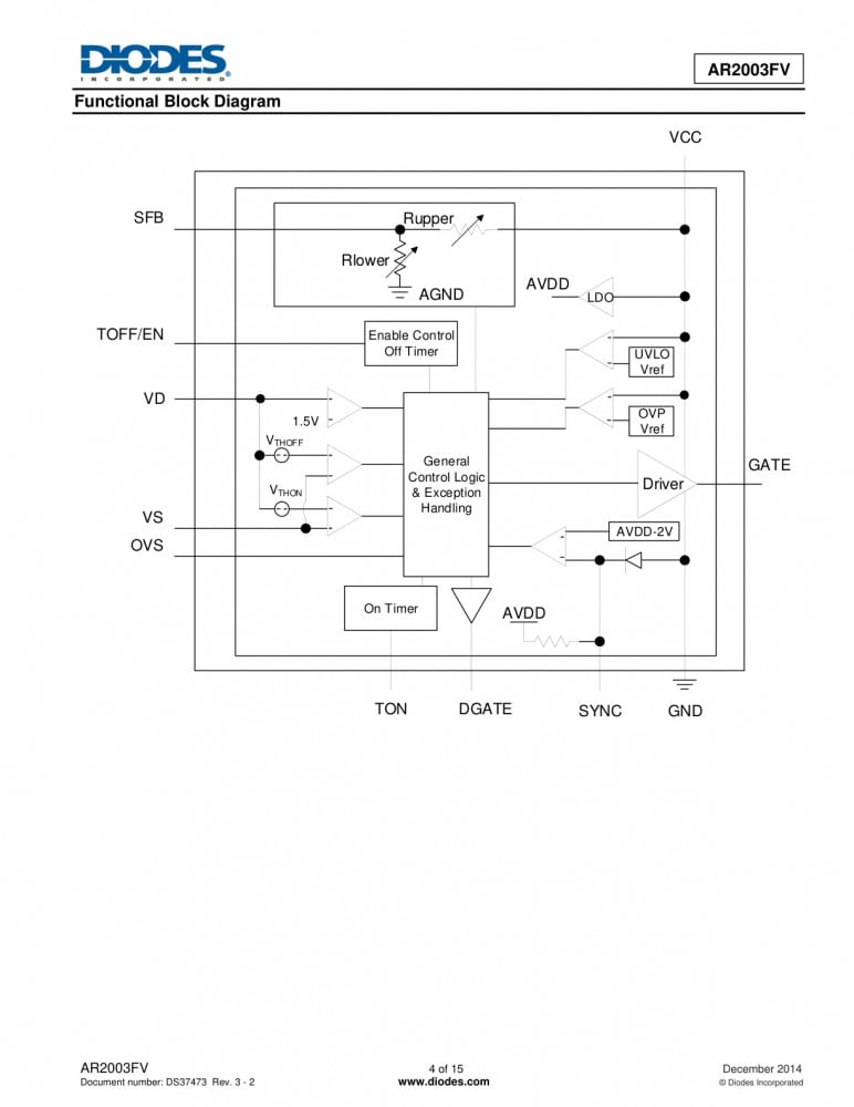 AR2003FV-13 datasheet page 4