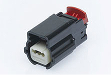 2.54mm MX64 Sealed Single Row Crimp Housing, MX64 Terminal, Gray, 3 Circuits, Key B, with CPA Lock for sale