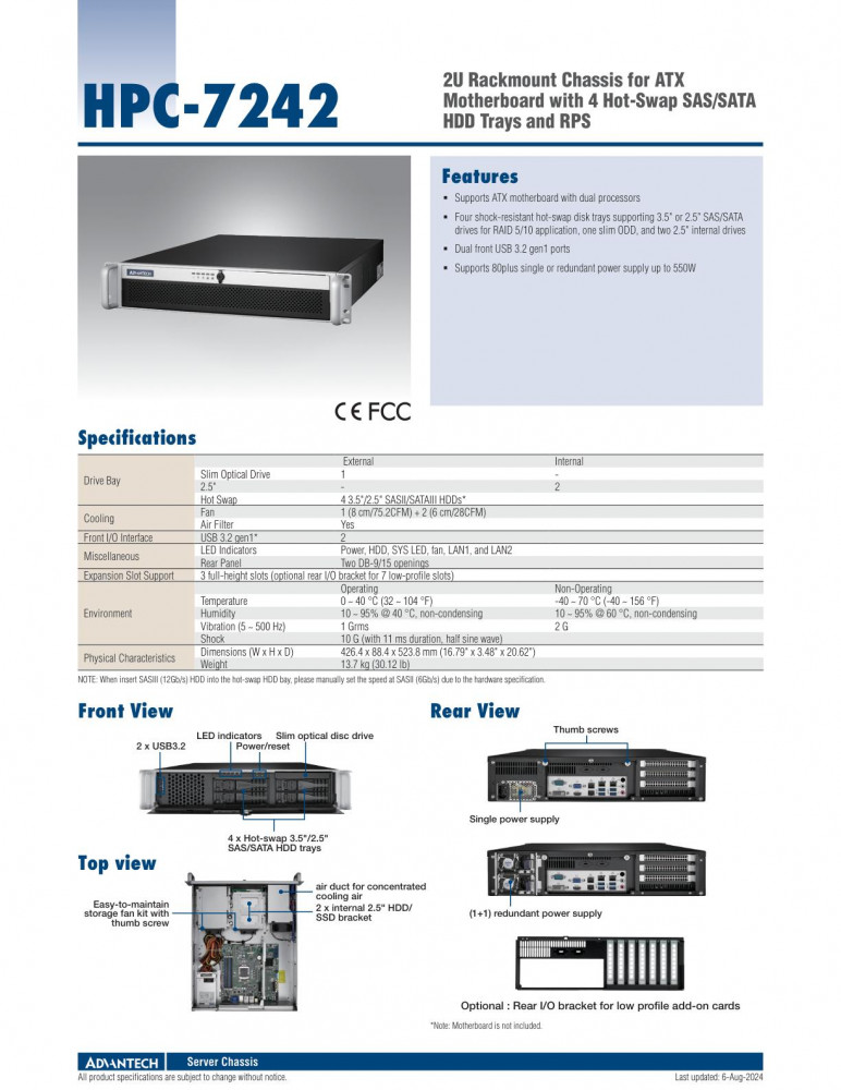 HPC-7242 technical document page 1
