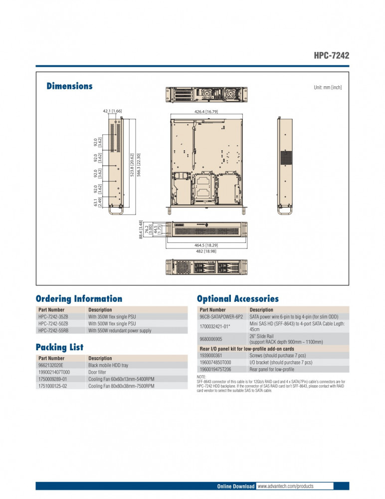 HPC-7242 technical document page 2