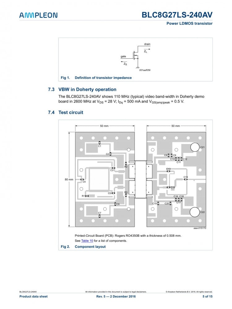 BLC8G27LS-240AVJ datasheet page 5