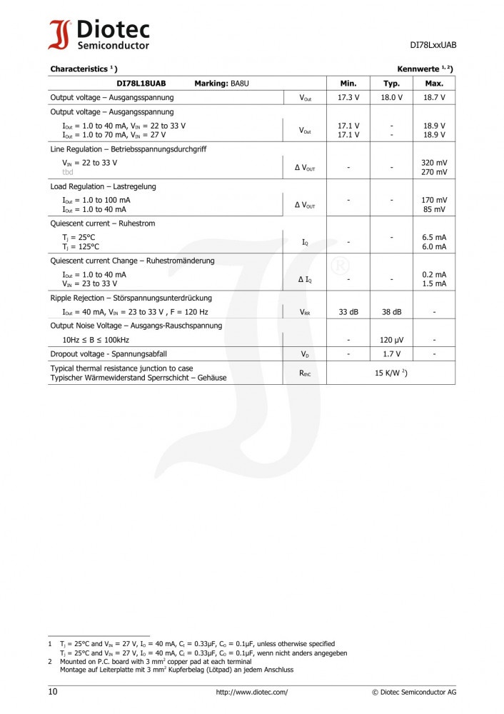DI78L12UAB datasheet page 10
