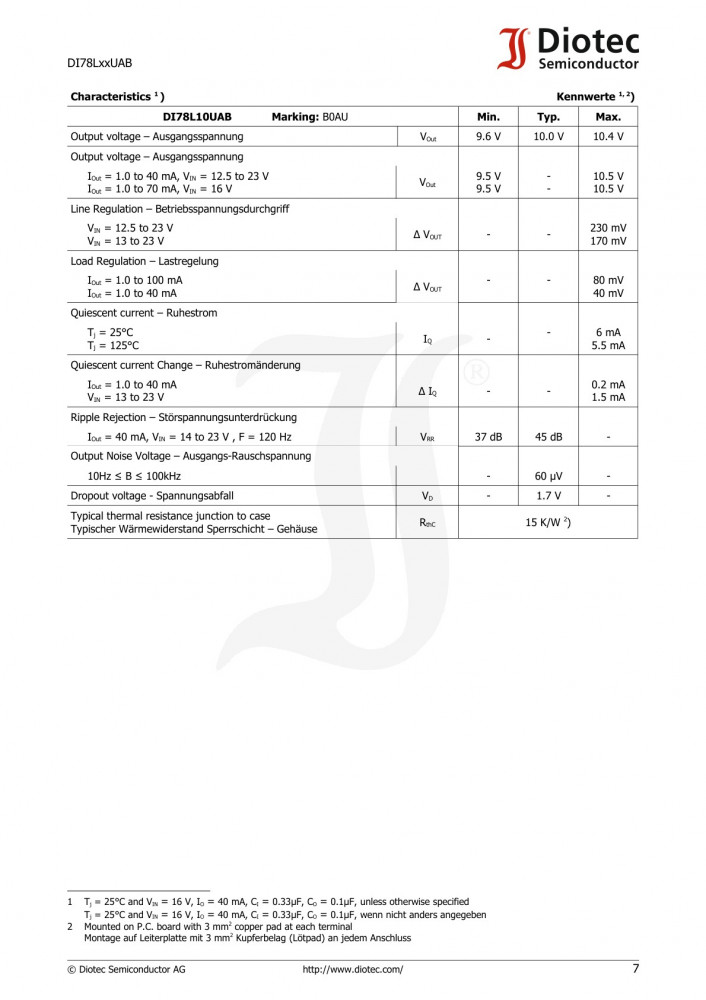 DI78L12UAB datasheet page 7