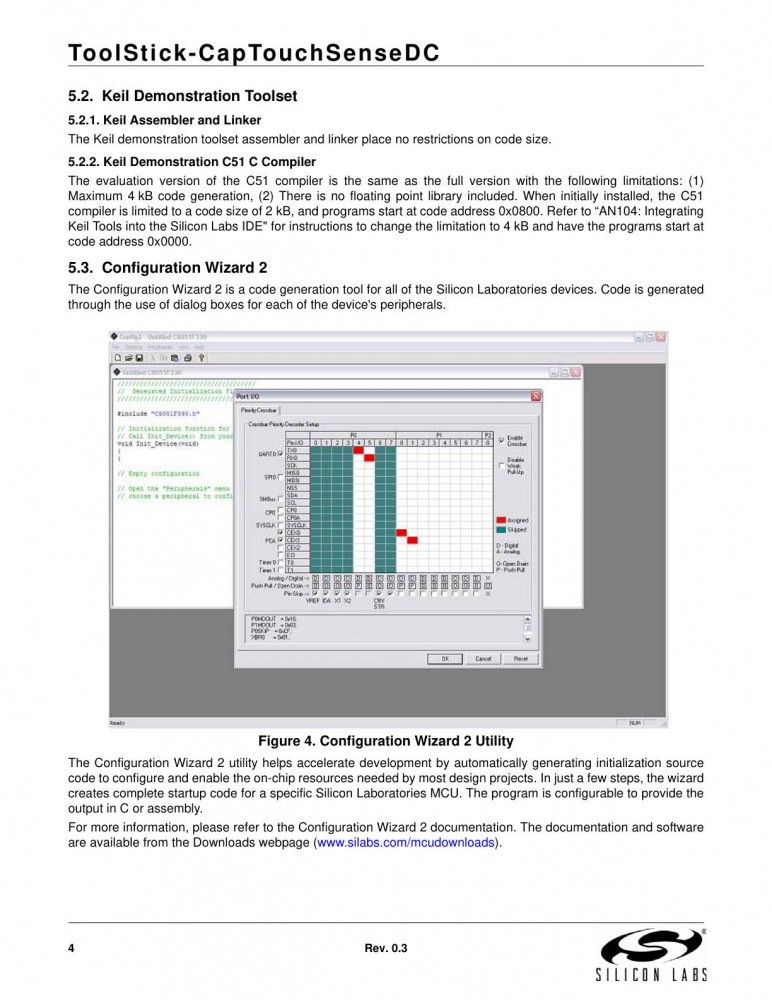 CAPTOUCHSENSEDC user guide page 4