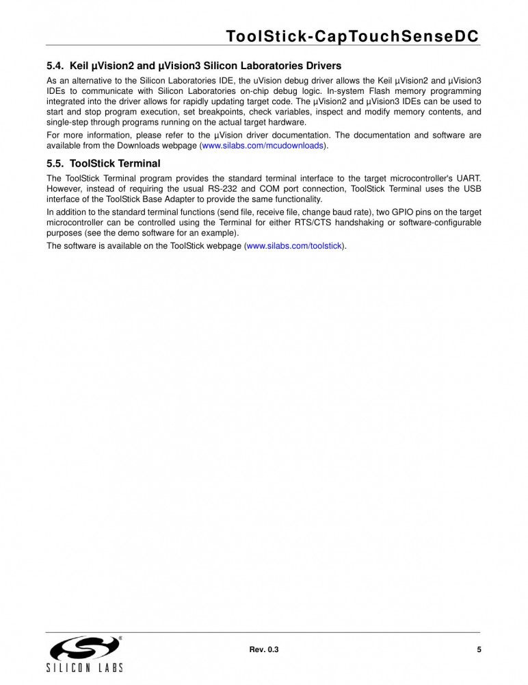 CAPTOUCHSENSEDC user guide page 5