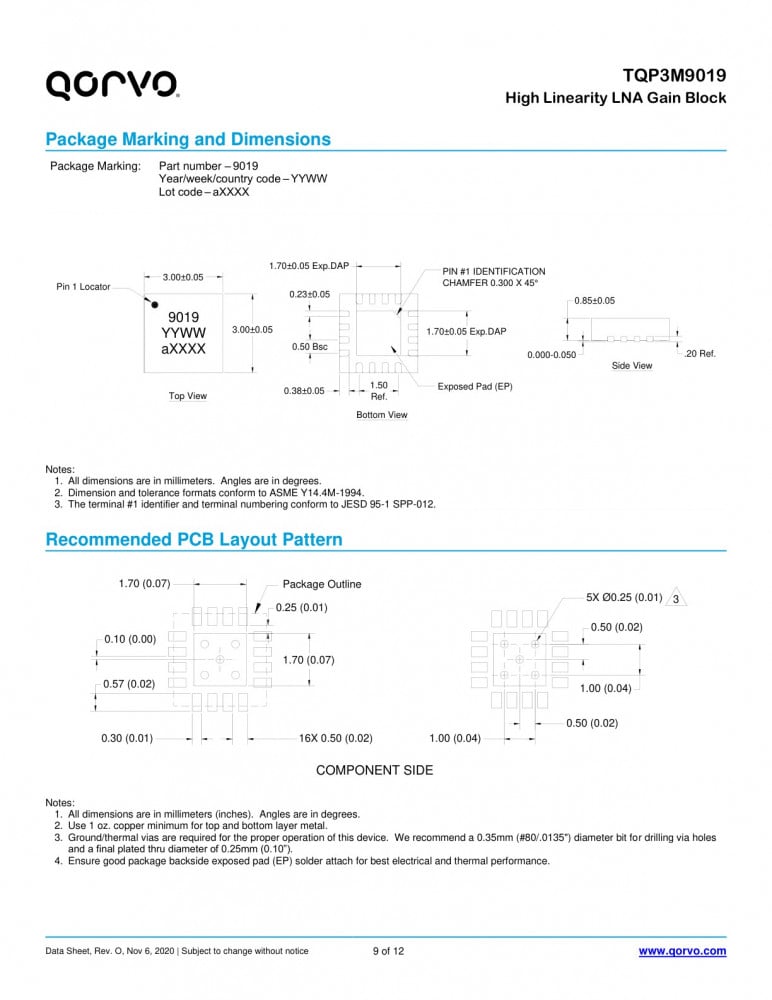 TQP3M9019 document page 9
