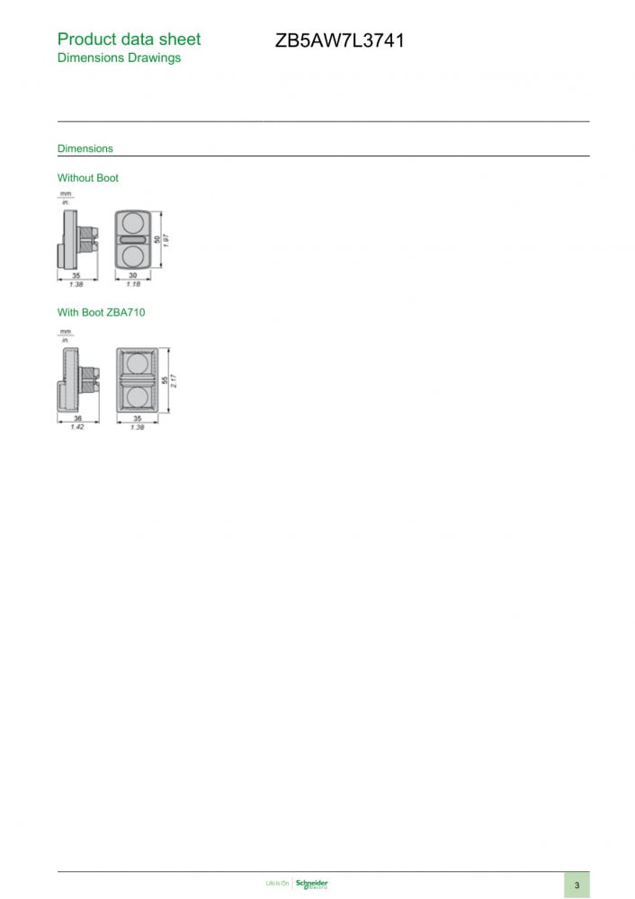 ZB5AW7L3741 technical document page 3