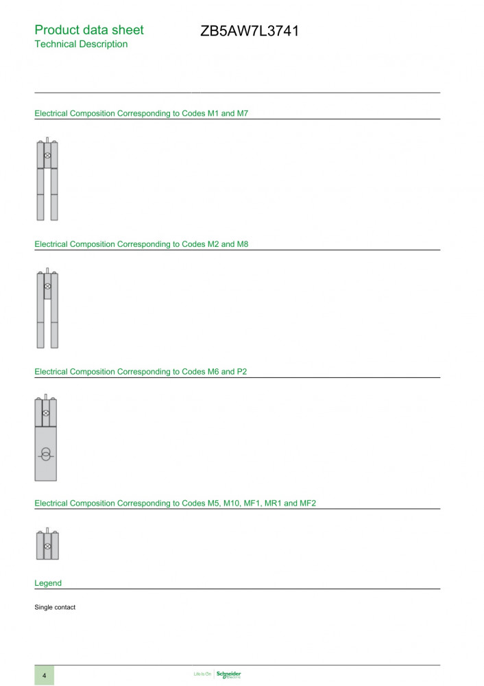 ZB5AW7L3741 technical document page 4