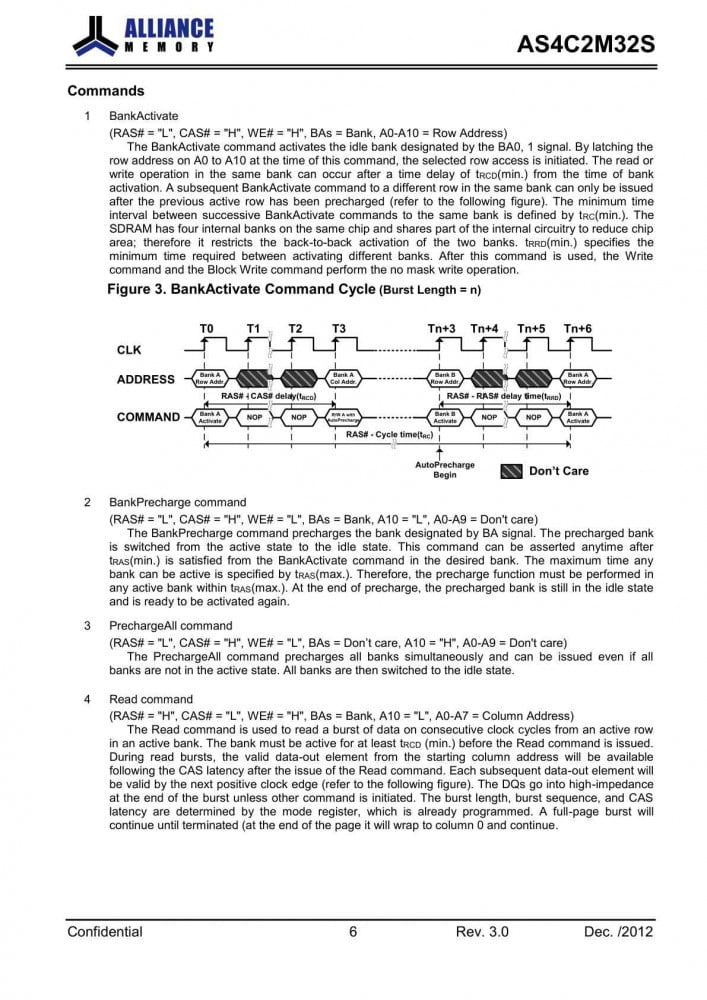 AS4C2M32S datasheet page 6