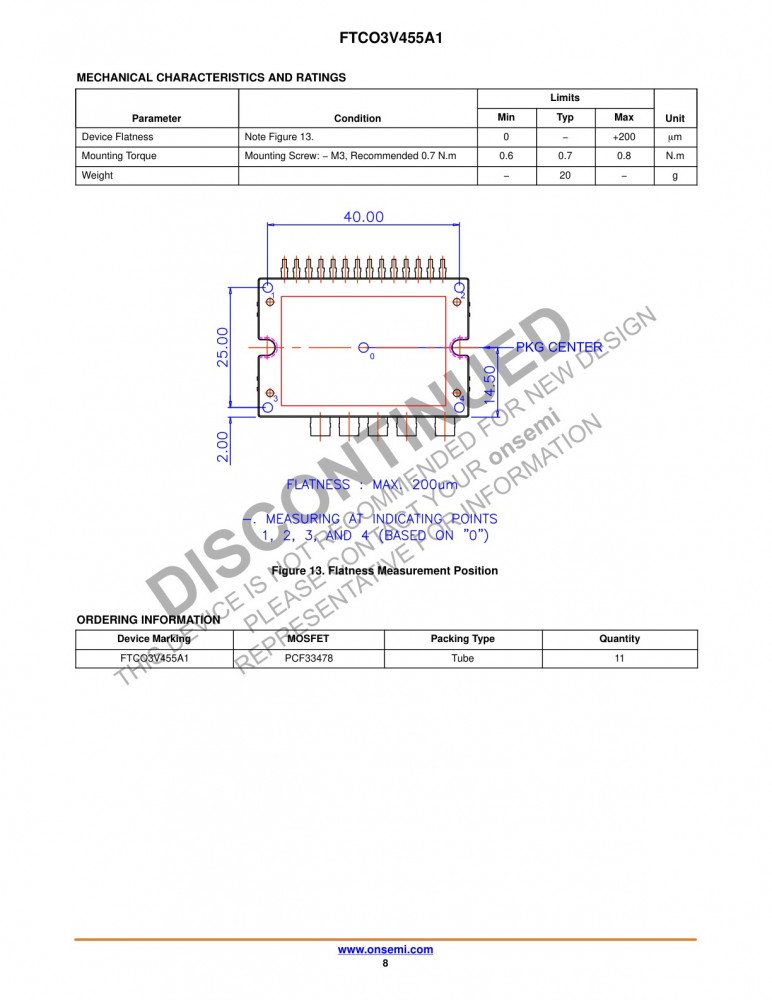 FTCO3V455A1 datasheet page 8