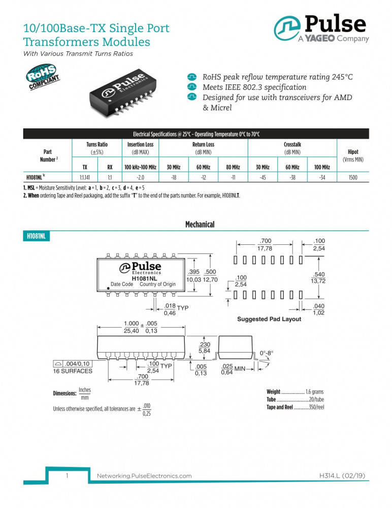 H1081NLT datasheet page 1