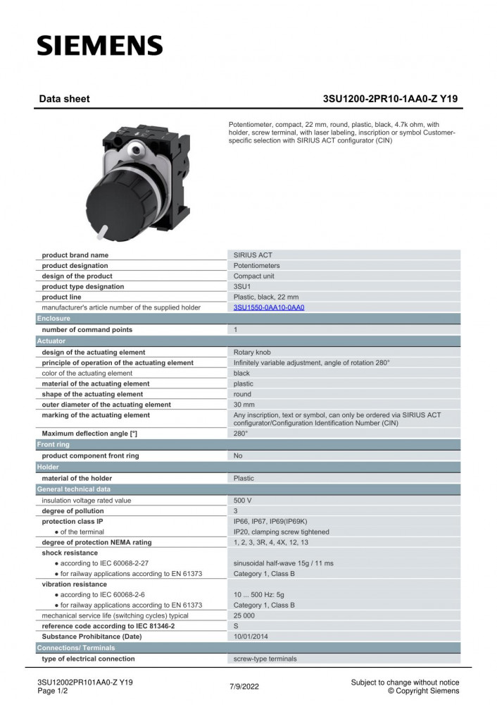 A6X30146096 datasheet page 1