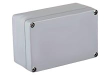 Enclosure, Die-cast Aluminum, S-8100 Series, without External Mounting Flanges, 330 x 230 x 181mm Outside Dimensions, not Painted