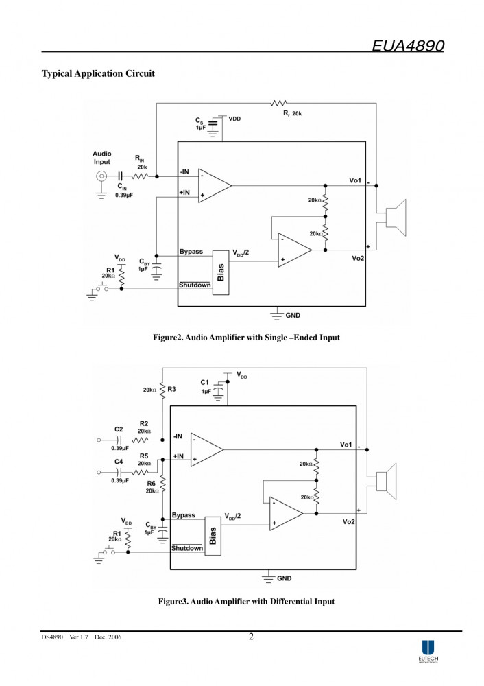 EUA4890 datasheet page 2
